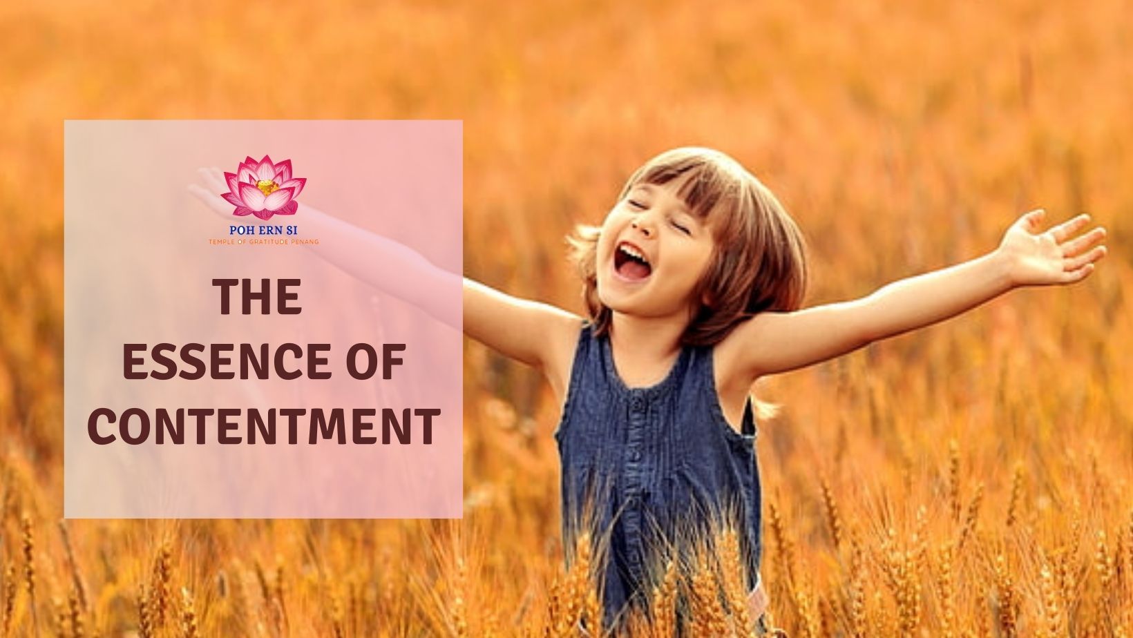 The Essence of Contentment - Poh Ern Si Penang