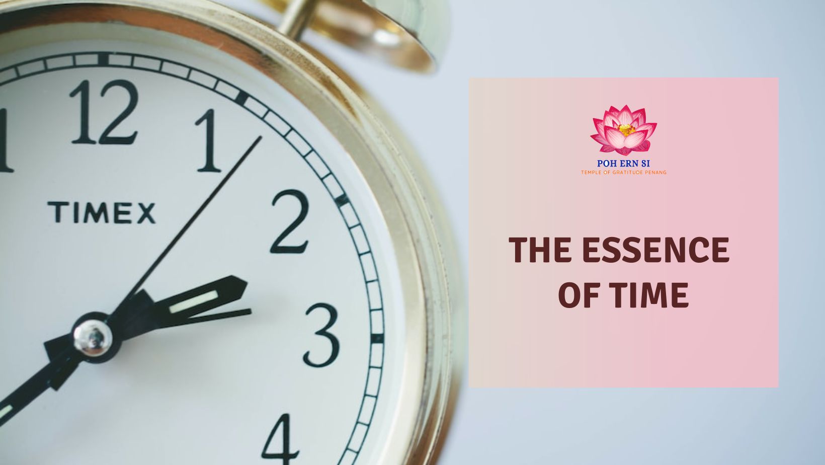 The Essence of Time - Poh Ern Si Penang